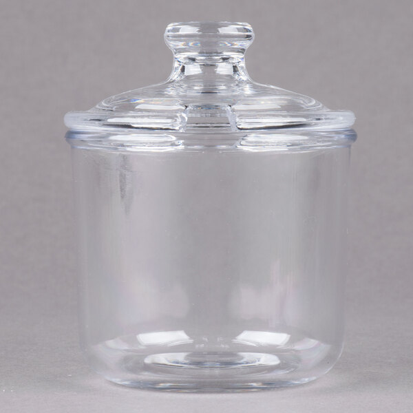 Cambro CJ80CW135 8 oz. Camwear Condiment Jar with Slotted Lid