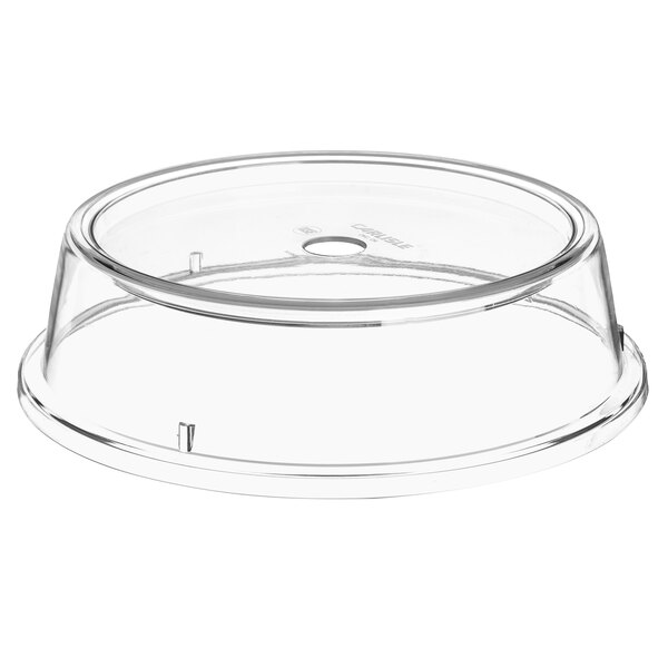Carlisle 199207 10 15/16" Clear Polycarbonate Plate Cover - 12/Case