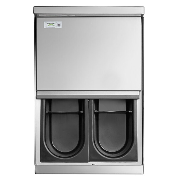 Regency 18" x 12" Stainless Steel Underbar Ice Bin with Sliding Lid and ...