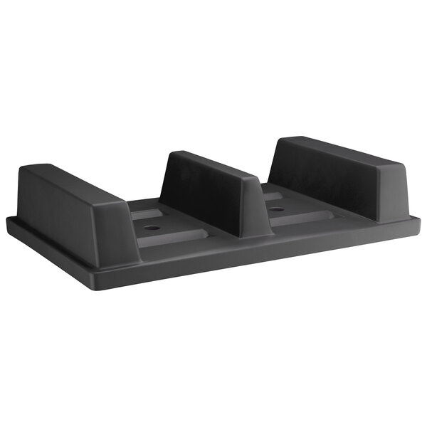 Regency 30" x 18" x 6" Black Plastic Display Base / Side Stack - 750 lb ...