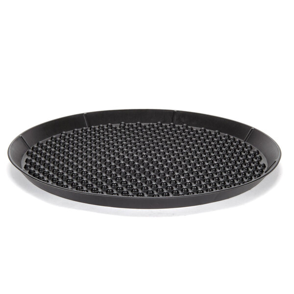 HS Inc. HS1032 16" Charcoal Polypropylene Pizza Pleezer Pizza Tray - 12 ...