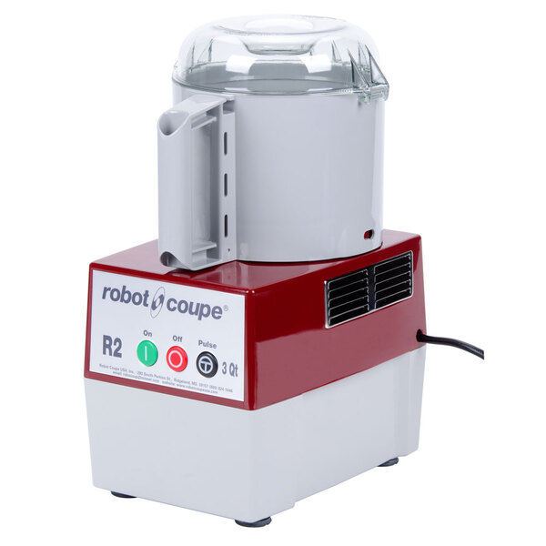Robot Coupe R2B 3 Qt. Gray Batch Bowl Food Processor - 1 hp