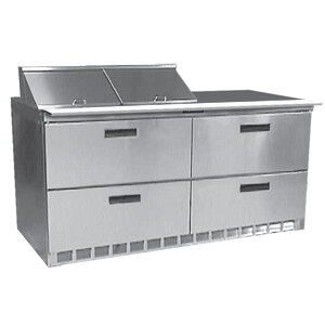 Delfield D4460NP-12 60" 4 Drawer Refrigerated Sandwich Prep Table