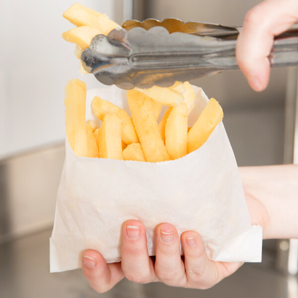 Carnival King 5" x 1" x 4" Large French Fry Bag - 2000/Case