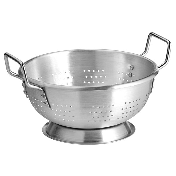 Carlisle 60278 Signature Select Dura-Ware 8 Qt. Aluminum Colander with ...