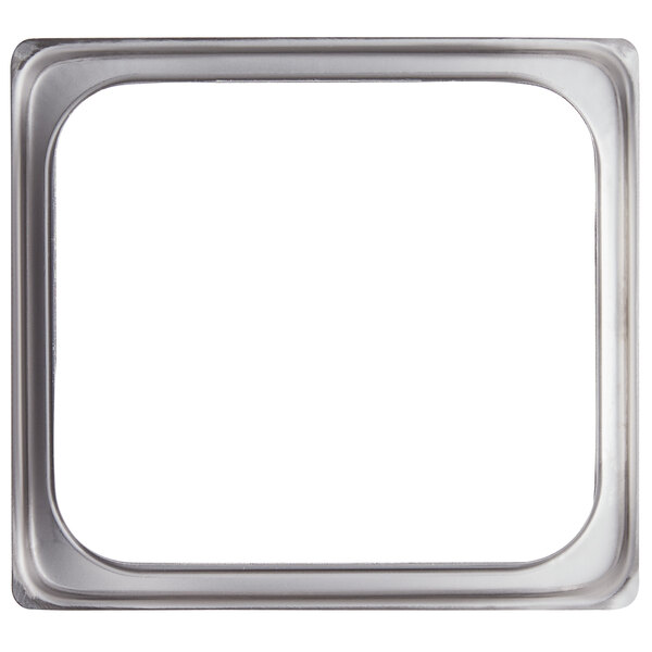 Lavex 6 7/8" x 6 1/4" x 2" Rectangular Stainless Steel In-Counter Trash ...