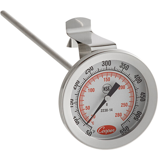 Cooper-Atkins 2238-14-3 8" Instant Read Probe Dial Thermometer, 50 to ...