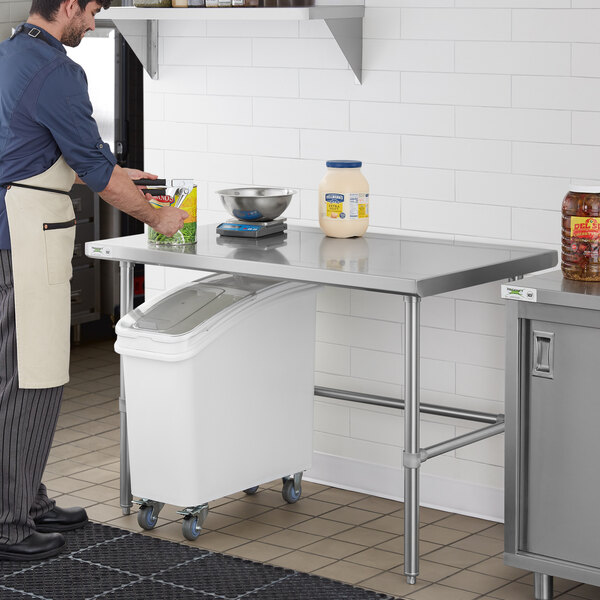 Regency 30" x 48" 14-Gauge 304 Stainless Steel Commercial Open Base ...