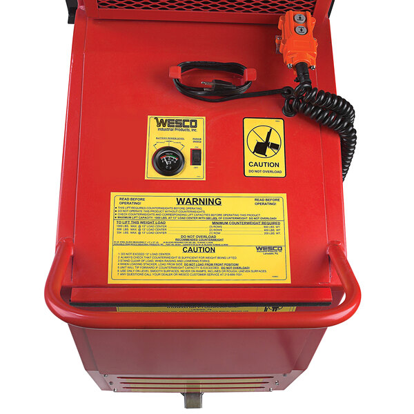 Wesco Industrial Products 1,000 lb. Counter Balance Powered Stacker ...