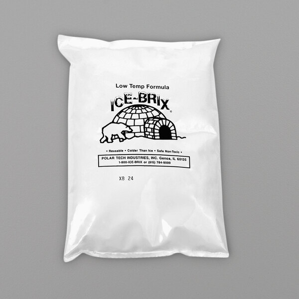 Polar Tech 24 oz. Ice Brix Low Temperature Cold Pack - 24/Case