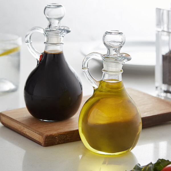 Anchor Hocking 980R 10 oz. Cruet with Glass Stopper - 6/Case