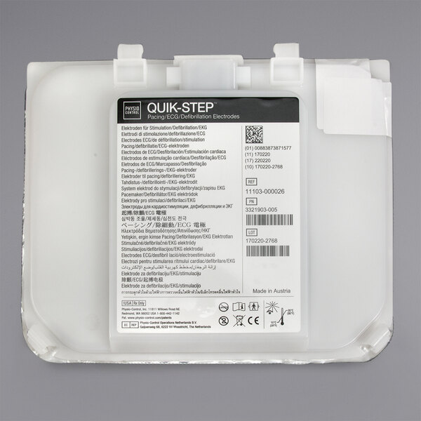 Physio-Control 11101-000021 Adult / Child QUIK-STEP Electrode Pad Set ...