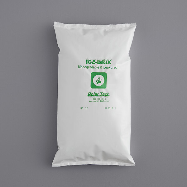 Polar Tech BD32 32 oz. Ice Brix Biodegradable Cold Pack - 18/Case