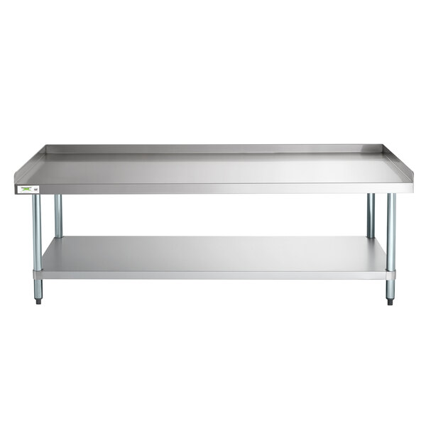 Regency 24" x 72" 16-Gauge Stainless Steel Equipment Stand with ...