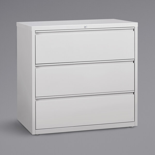 Hirsh Industries 23705 HL8000 Series White Three-Drawer Lateral File ...