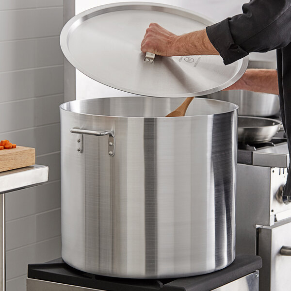 Choice 100 Qt. Stock Pot with Cover (Heavy Weight Aluminum)