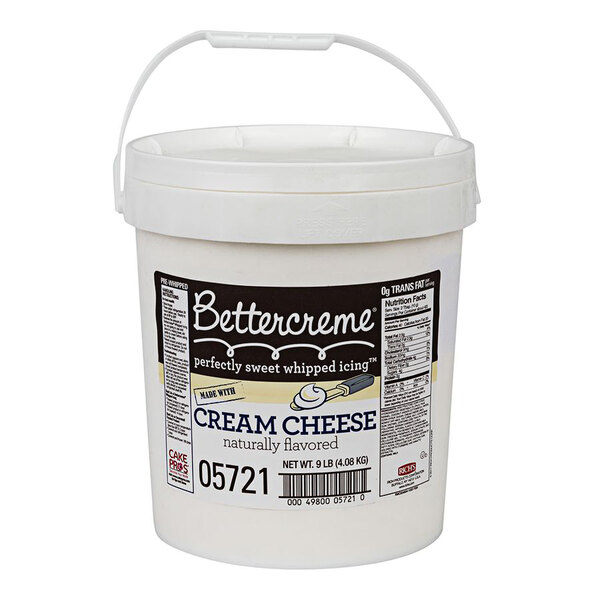 Rich's Bettercreme Cream Cheese Whipped Icing - 9 lb. Pail