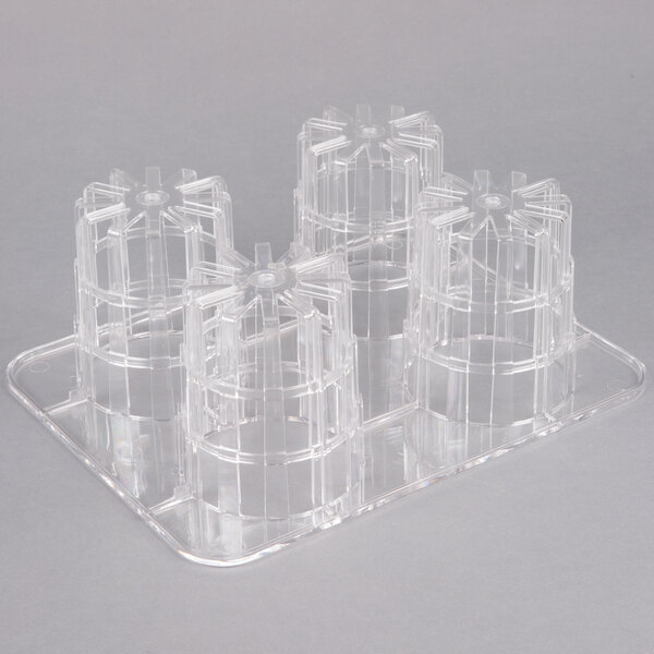 GET SDB-32-PC-RACK 4 Compartment Clear Rackfor SDB-16 and SDB-32