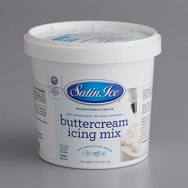 Bulk Vanilla Buttercream Icing Mix, 2 lbs. - WebstaurantStore