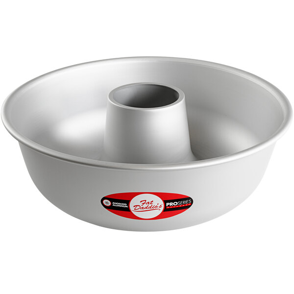 Fat Daddio's RMP-12 ProSeries 12" x 4" Anodized Aluminum Ring Cake Pan
