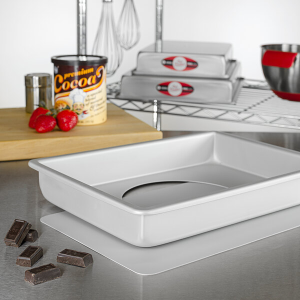 Fat Daddio's POBCC-9132 9" x 13" x 2" Rectangular Anodized Aluminum ...