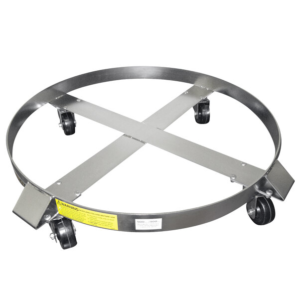 Wesco Industrial Products 900 lb. 24" Stainless Steel Dolly with 3 ...
