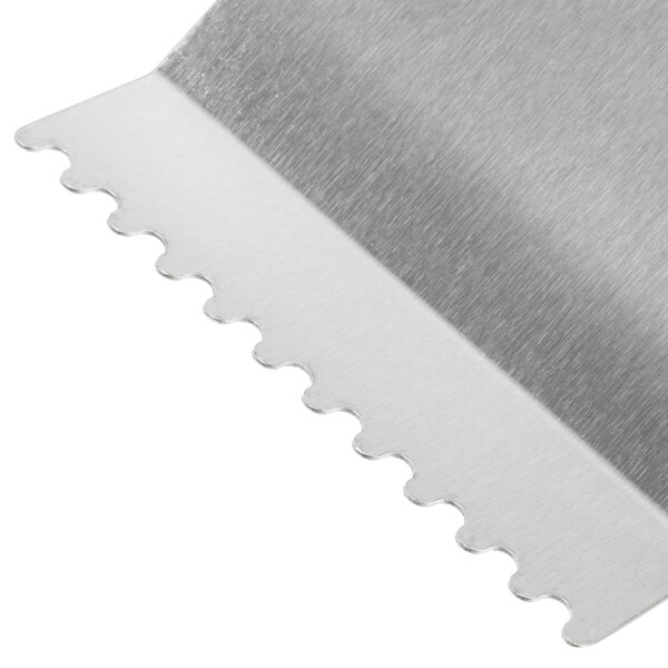 Globe SMALL-SCRAPER Stainless Steel Mini Grill Scraper for Grooved Grills