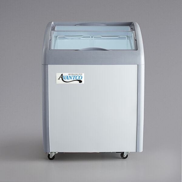 Avantco Ice Cream Freezer (Curved Top Display)