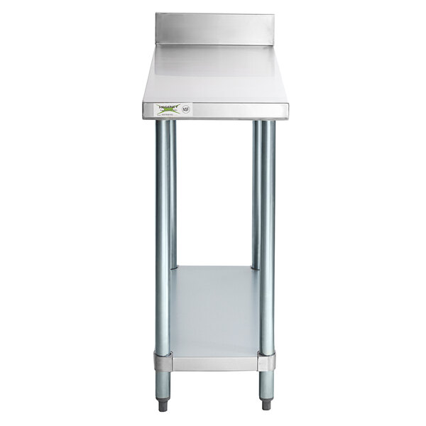 Regency 36" x 15" 18-Gauge 304 Stainless Steel Equipment Filler Table ...