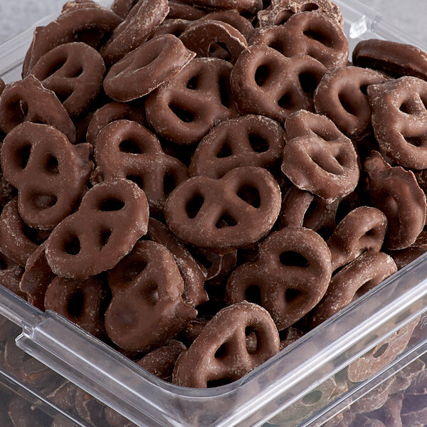 Micro Mini Cocoa Pretzels Topping - 10 lb.