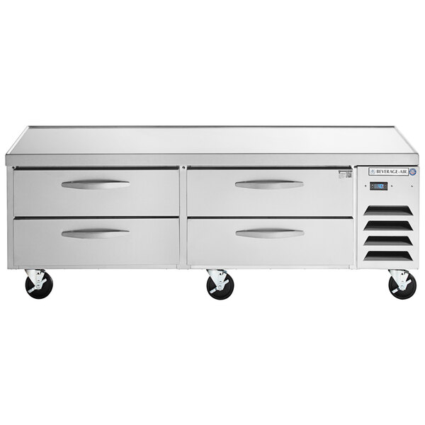 Beverage-Air WTFCS72HC 4 Drawer 72" Freezer Chef Base