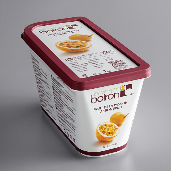 Passion Fruit Puree by Les Vergers Boiron (2.2 lb.)