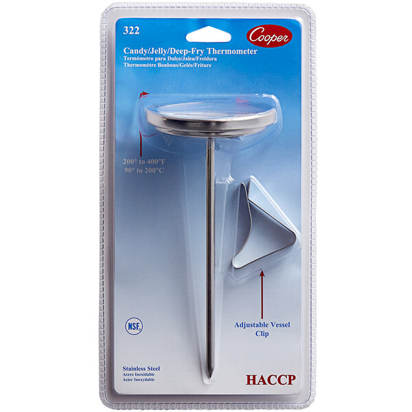 Cooper-Atkins 322-01-1 5 1/2" Candy / Deep Fry Probe Thermometer