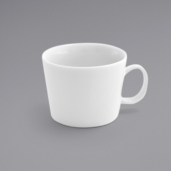 Front of the House DCS011WHP23 Soho 6 oz. Bright White Porcelain Cup ...