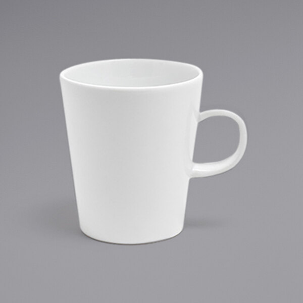 Front of the House® DMU022WHP23 Soho 8 oz. Bright White Porcelain Mug ...