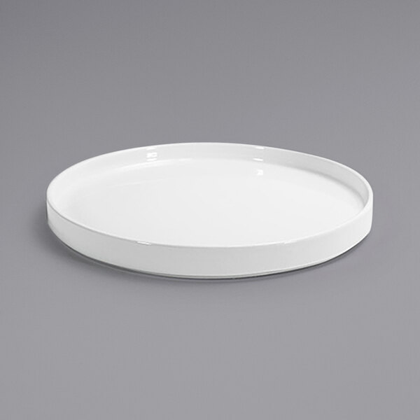 Front of the House DDP076WHP22 Soho 9" Bright White Round Porcelain ...