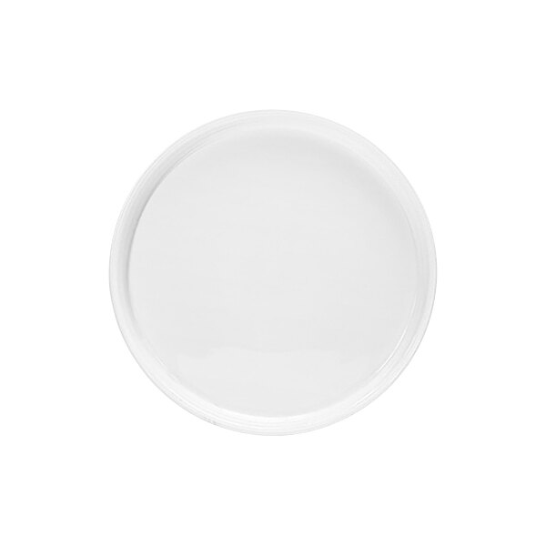 Front of the House Soho 5" Bright White Round Porcelain Plate with ...