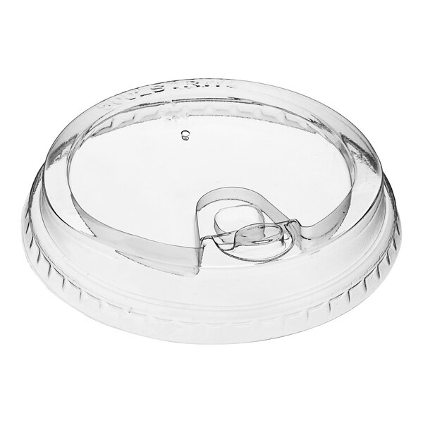 Choice 9, 12, 16, 20, and 24 oz. Clear Strawless / Sip Lid - 1000/Case
