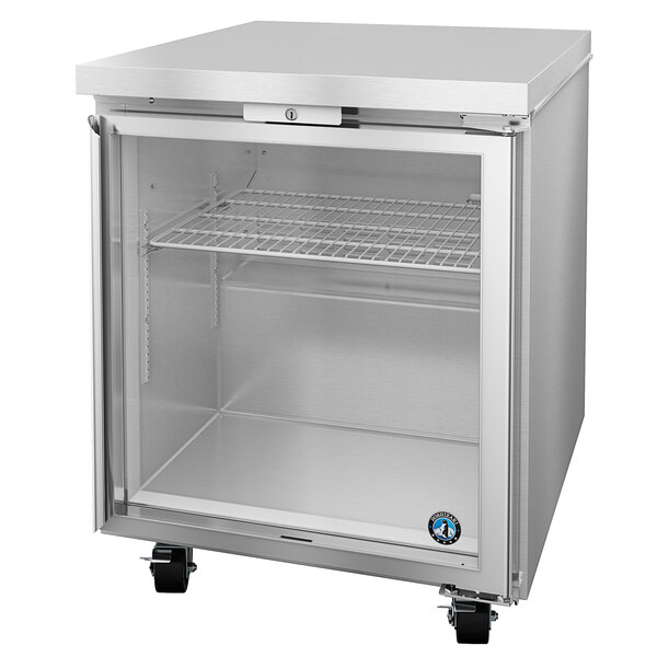 Hoshizaki UF27A-GLP01 27" Low Profile Glass Door Undercounter Freezer ...