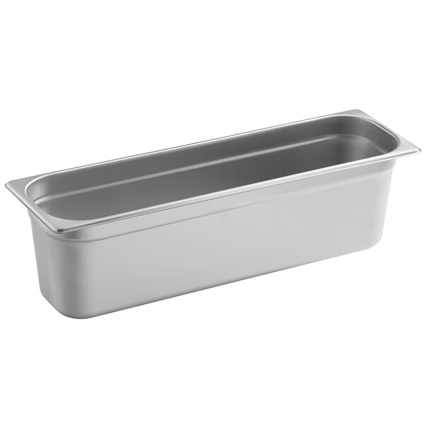 Carlisle 60700HL6 DuraPan 1/2 Size 6" Deep Long Anti-Jam Stainless ...