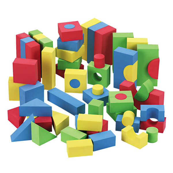 Wonder Foam 4380 Assorted Color Blocks