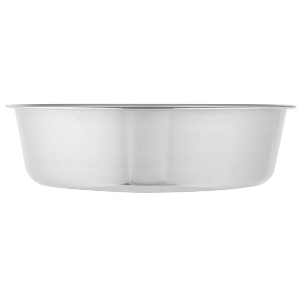 Vollrath 46073 6 Qt. Round Dripless Water Pan - Stainless Steel