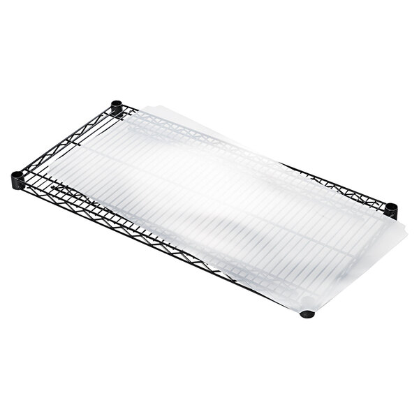 Alera ALESW59SL3618 18" x 36" Clear Plastic Shelf Liner for Wire ...