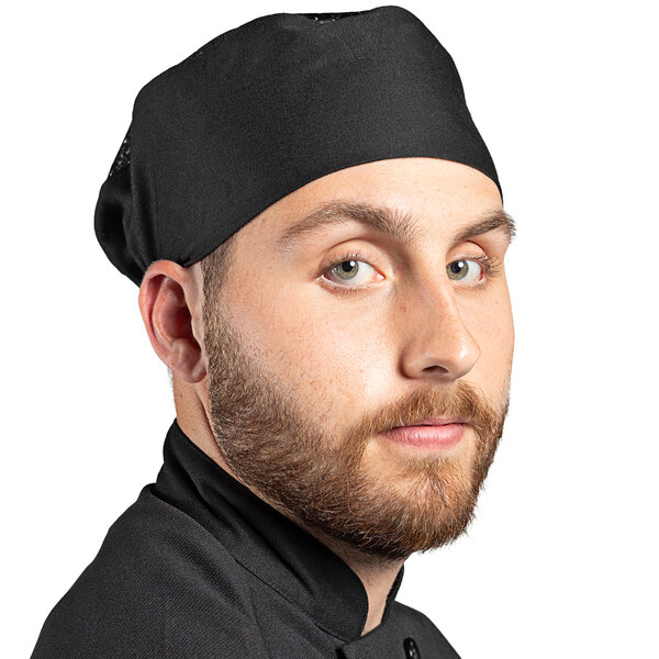 Uncommon Chef Black Customizable Kool Mesh Top Chef Skull Cap / Pill ...