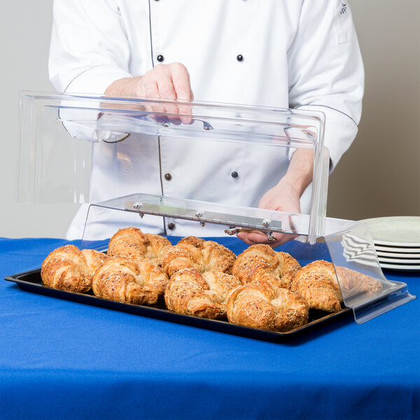 Cal-Mil 329-12 Clear Standard Rectangular Bakery Tray Cover with Long ...