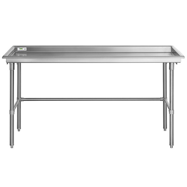 Regency 30" x 72" 16-Gauge Type 304 Stainless Steel Sorting Table