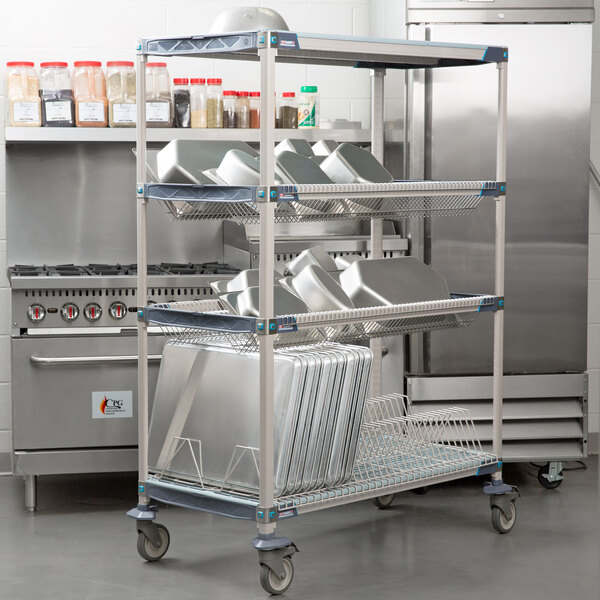 Metro MTR2448XE Metromax iQ Drying Rack for Cutting Boards, Pans, and ...
