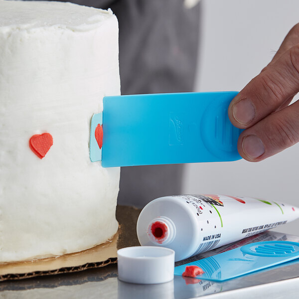 Ateco 1325 2-Piece Icing Spreader - Blue | WebstaurantStore