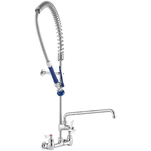 Waterloo 1.15 GPM Wall-Mounted Pre-Rinse Faucet with 8" Centers and 16 ...