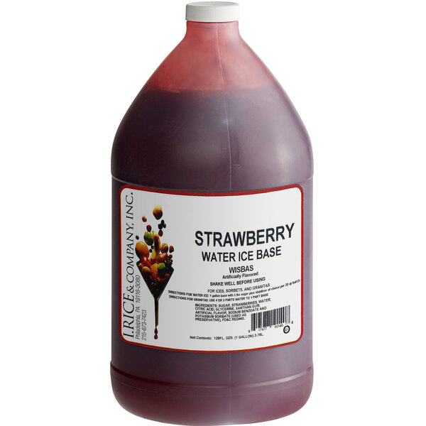 I. Rice 1 Gallon Strawberry Water Ice Base